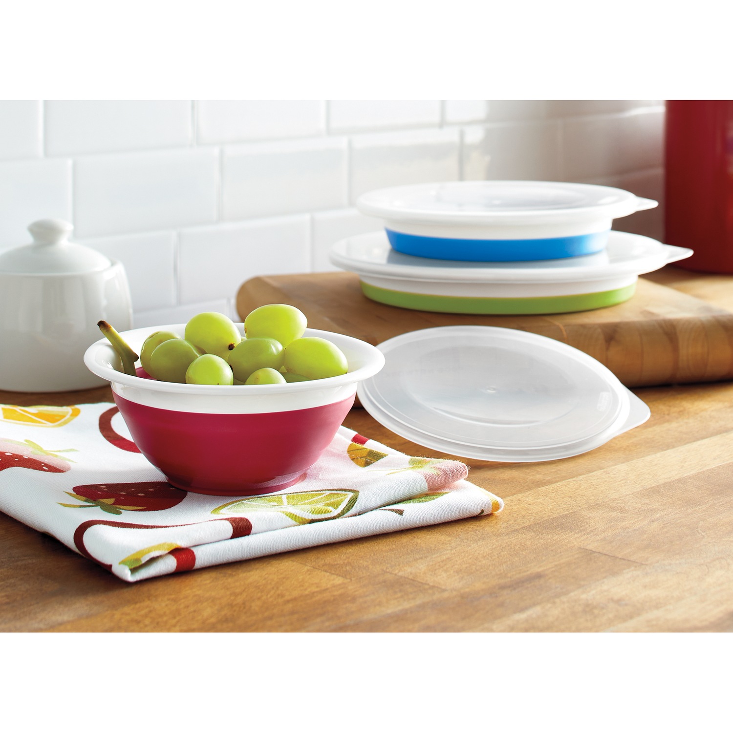 Progressive PrepWorks Set of 6 Collapsible Storage Bowls | Montgomery Ward