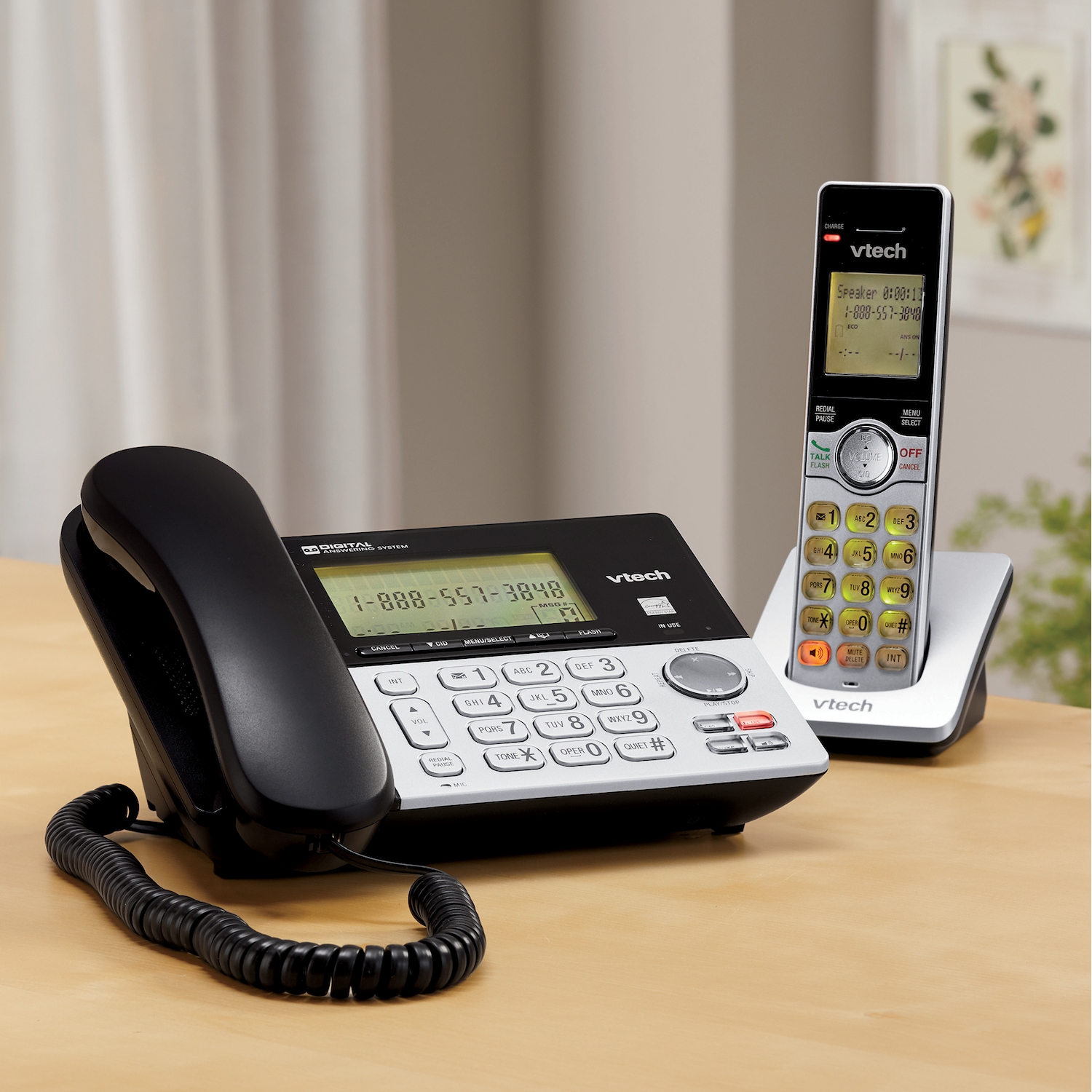 Vtech 1-Handset Corded/Cordless Answering System | Montgomery Ward Vtech 1-Handset Corded/Cordless Answering System | Montgomery Ward