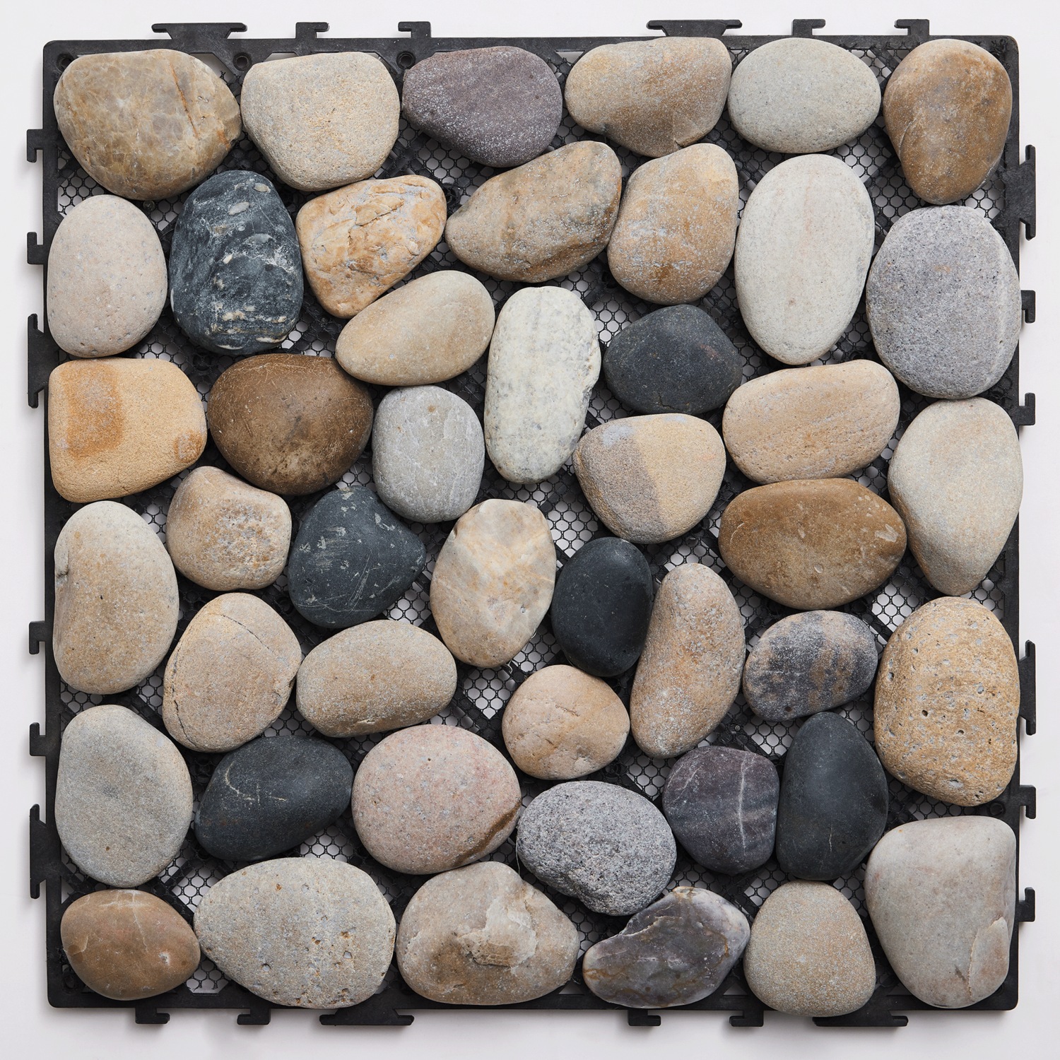 Set of 8 Outdoor River Rock Patio Tiles | Montgomery Ward