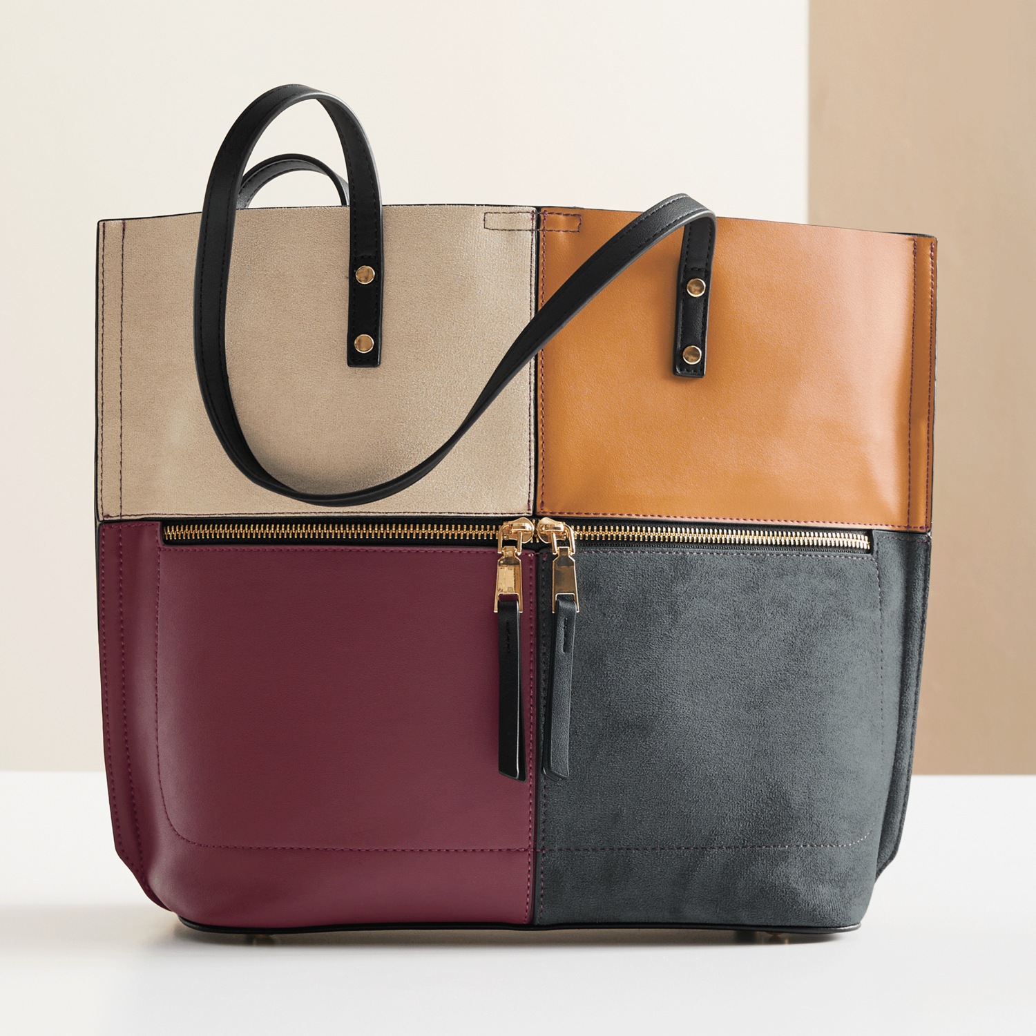 Selene Colorblock Tote | Montgomery Ward