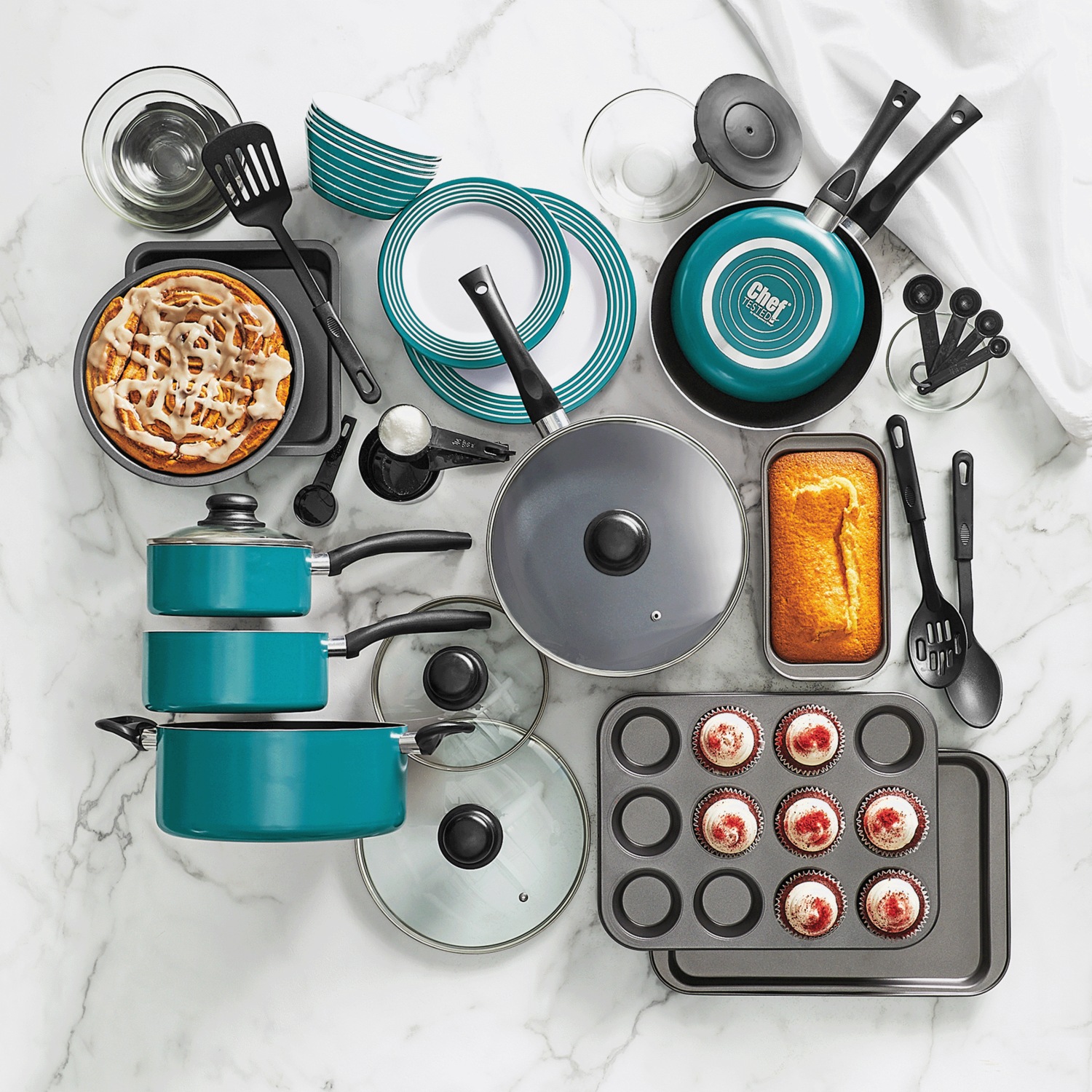 Chef Tested 50-Piece Mega Kitchen Set by Wards | Montgomery Ward