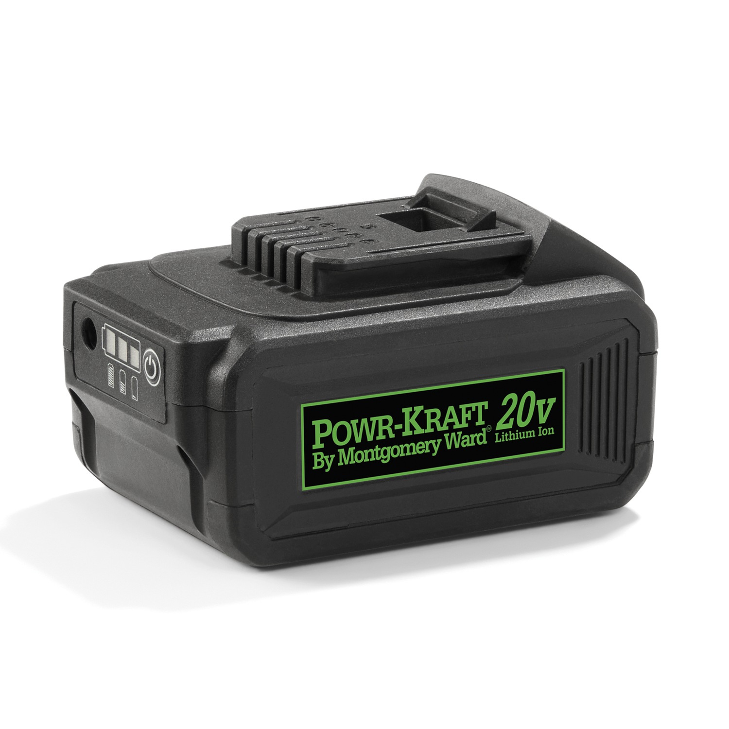 Powr-Kraft 20V Chainsaw, Battery and Battery Charger by Montgomery Ward ...