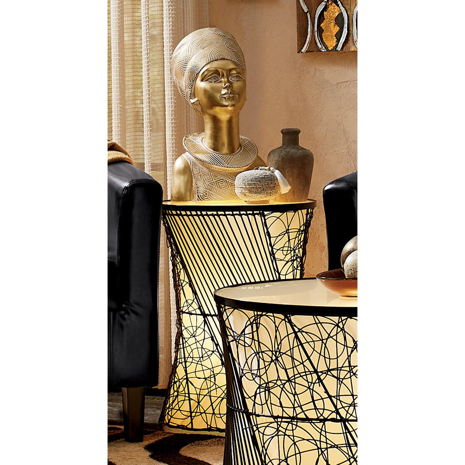 Zeke Lit End Table | Montgomery Ward