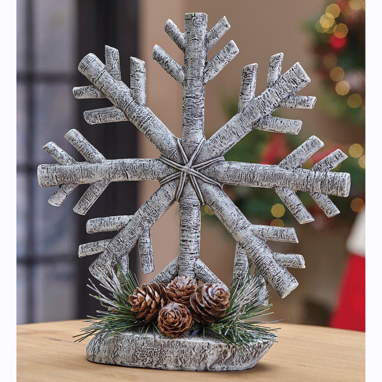 Birch-Look Snowflake | Montgomery Ward