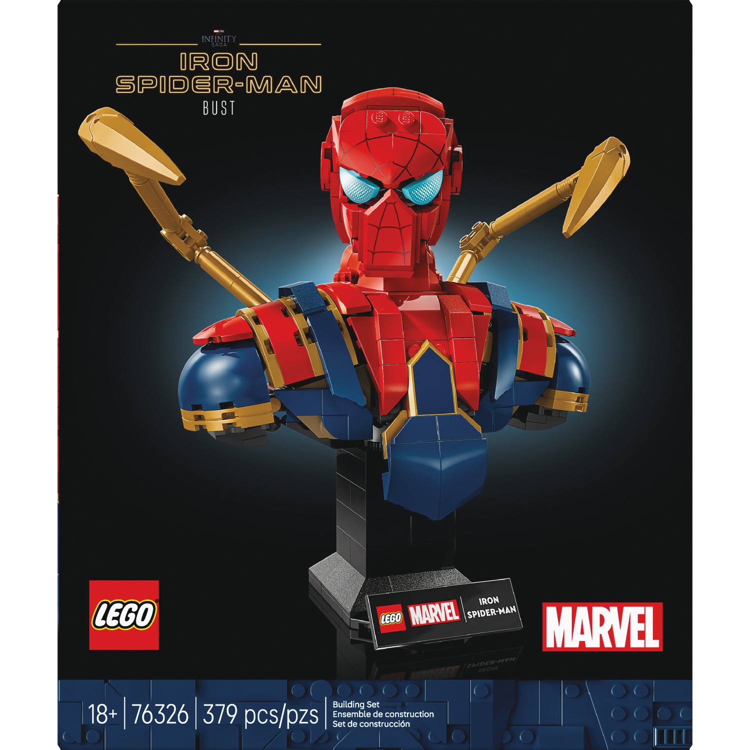 LEGO Marvel Iron Spider-Man Bust | Montgomery Ward