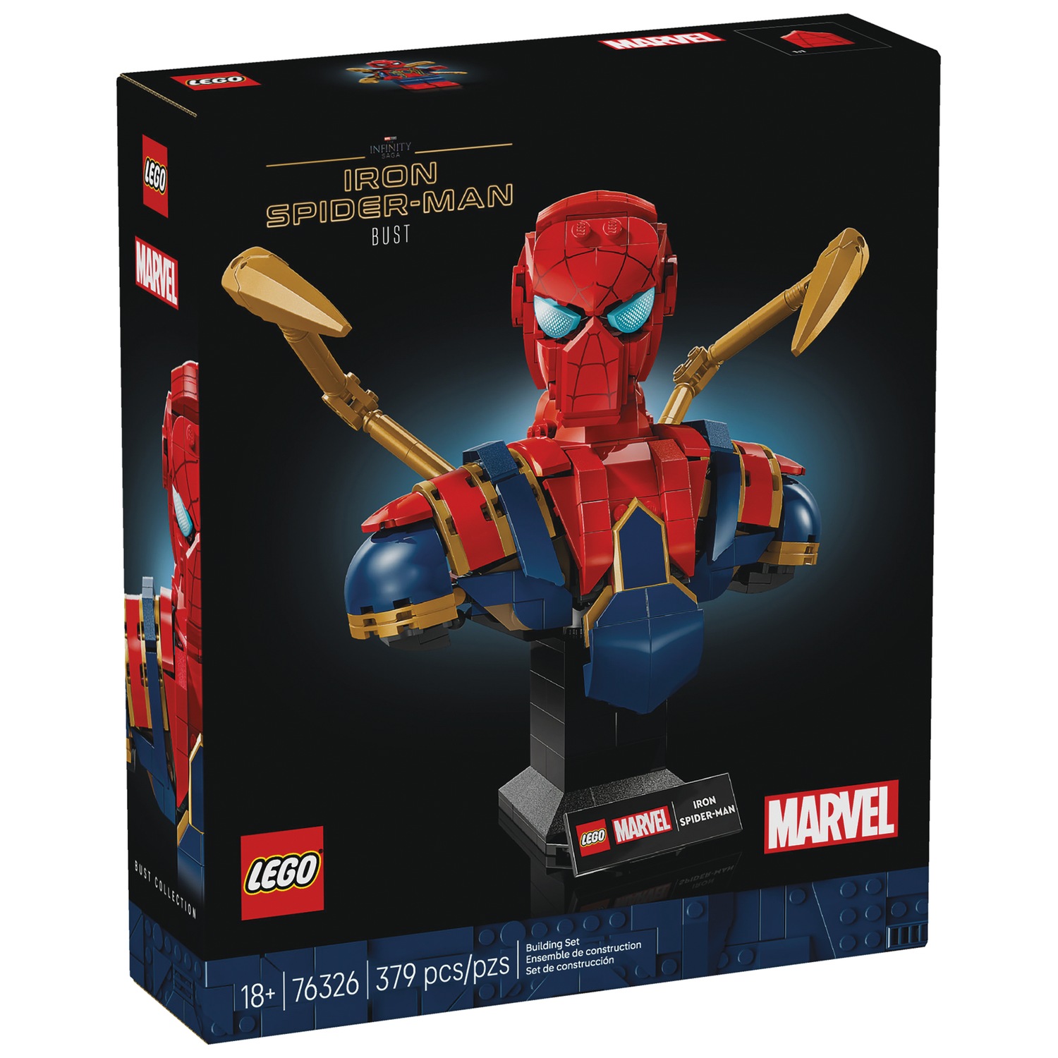 LEGO Marvel Iron Spider-Man Bust | Montgomery Ward