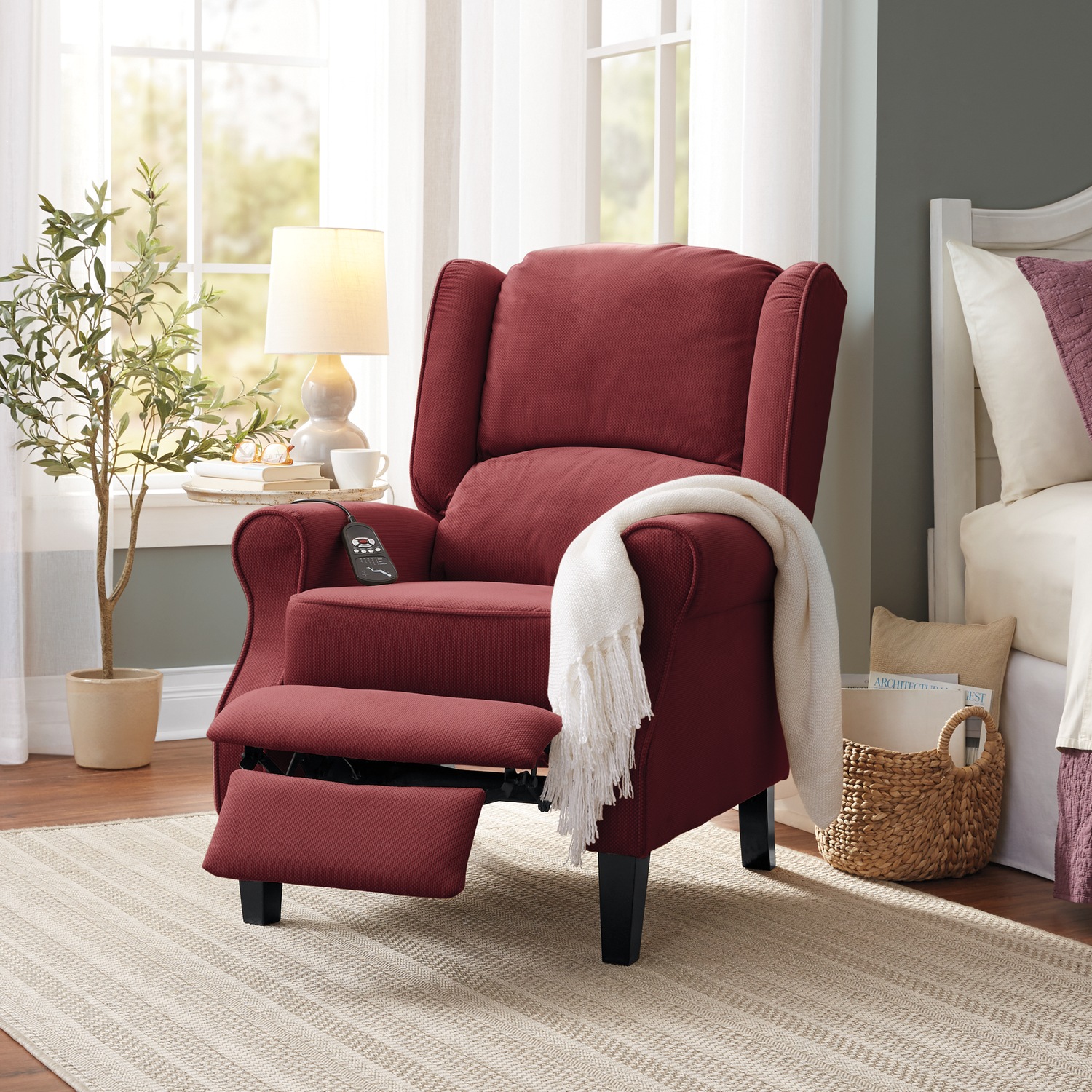 Power wingback recliner store