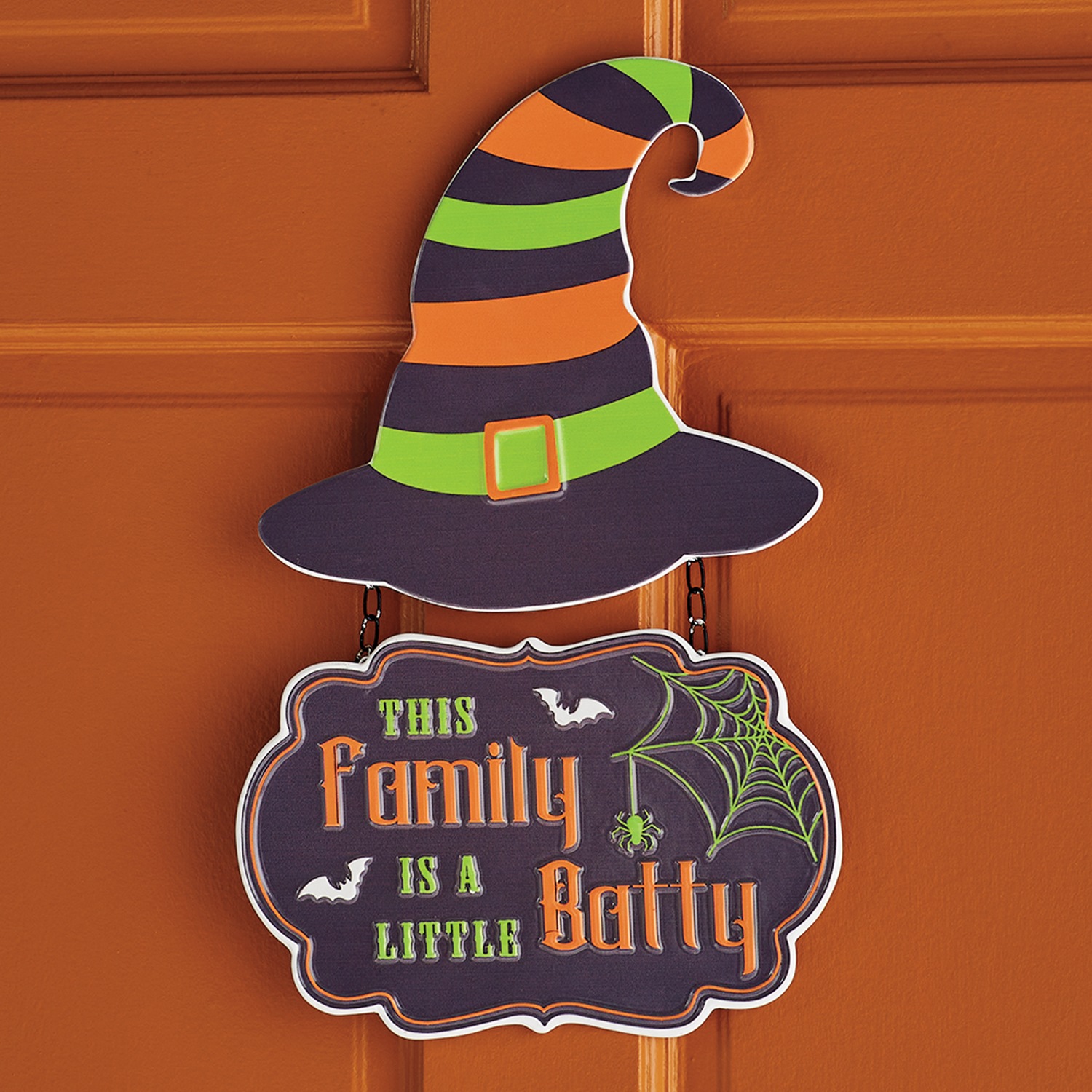 Batty Family Halloween Sign | Montgomery Ward