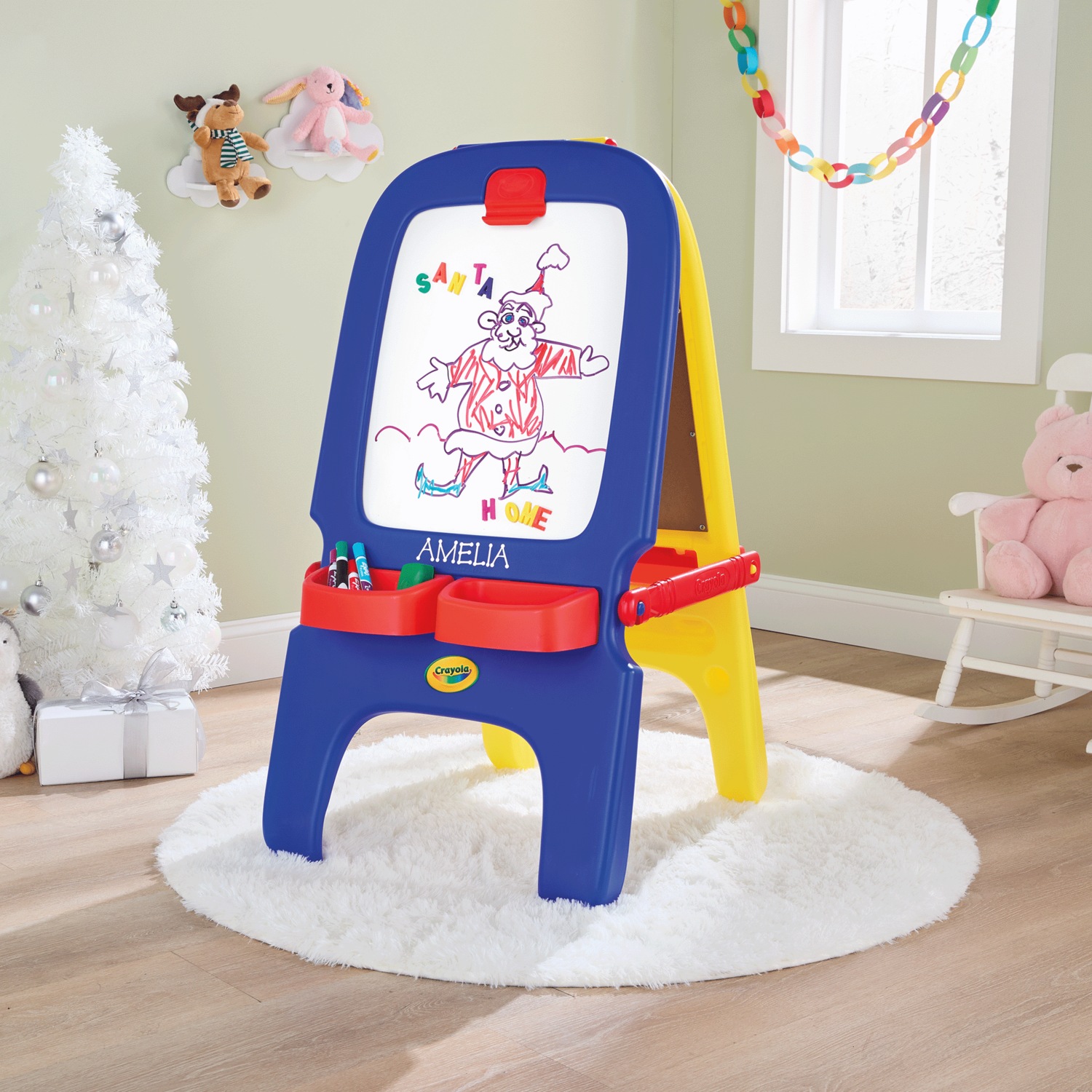 Personalized Crayola Magnetic Double-Sided Easel | Montgomery Ward