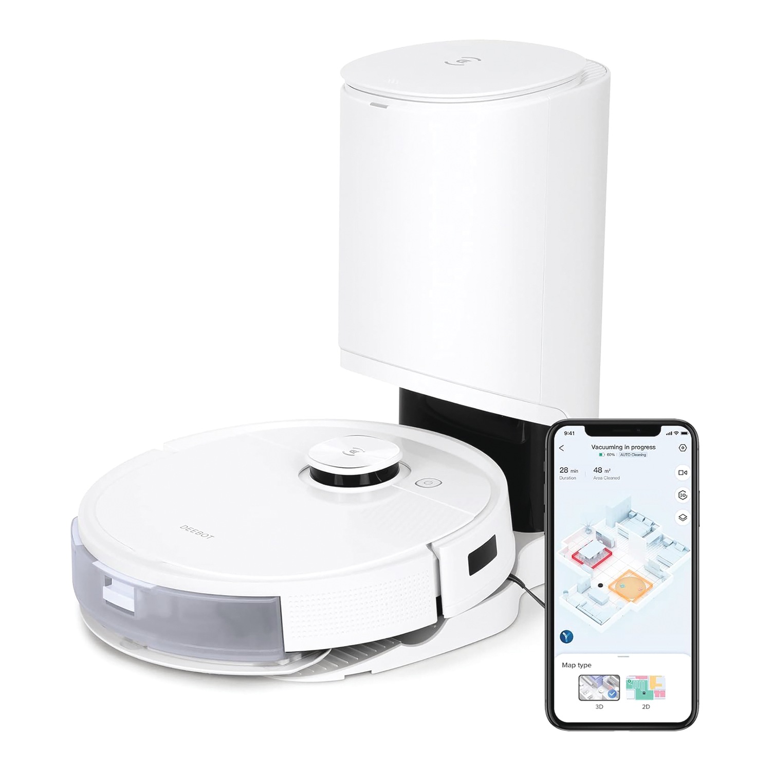 EvoVacs DEEBOT TEO+ Robot Vacuum | Montgomery Ward