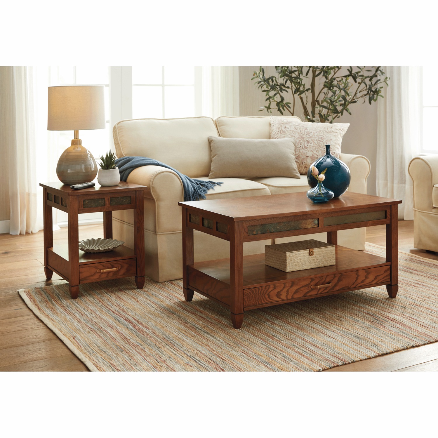 Espada Slate Accent Tables | Montgomery Ward